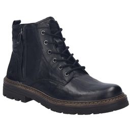 Josef Seibel Schnürboots »Curtis 01« Winterboots, Komfortschuh mit Wechselfußbett schwarz 43 43 Coole Schnürboots mit zusätzlichem Reißverschluss