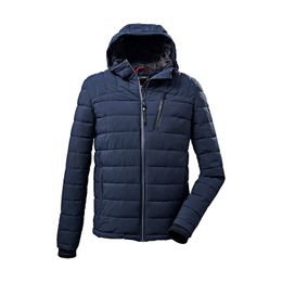 Killtec Steppjacke »KOW 118 MN QLTD JCKT« Wasserabweisende, atmungsaktive Jacke mit recycelten Materialien dunkelblau XL XL Gesteppte Jacke mit Kapuze