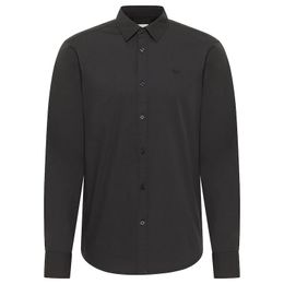 Mustang Langarmhemd »Herren Style Canton« Schwarz 4188 XL - US-Größen US-Größen XL Lockerer Schnitt