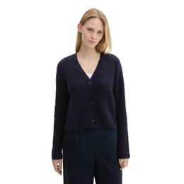 Tom Tailor Strickjacke mit Knopfleiste sky captain blue L (40) L (40) Jacke von Tom Tailor