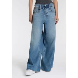 Herrlicher High-waist-Jeans &raquo;Shyra Palazzo Denim Comfort&laquo; Wide Fit, extra viel Beinweite beamed 32 - N-Gr N-Gr 32 High Waist Jeans von Herrlicher