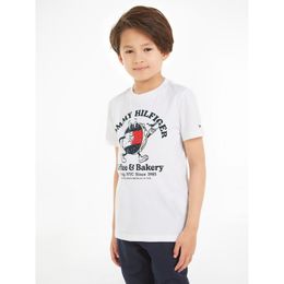 Tommy Hilfiger T-Shirt »TOMMY BAGELS TEE S/S«, mit Frontprint white 92 92 Bedrucktes T-Shirt von Tommy Hilfiger