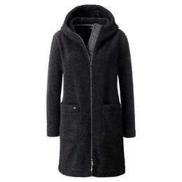 LPO Fleecejacke »CARRY WMN« Teddyfleece Longjacke black 40 (M) 40 (M) hochwertiges Fleece-Material, wärmend und angenehm weich – ideal für kühlere...