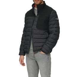 s.Oliver Steppjacke ohne Kapuze mit Stehkragen und Reißverschluss black L L Steppjacke für Herren von s.Oliver
