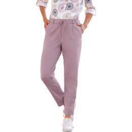 CR&Eacute;ATION L Damen Jogg Pants in Interlock-Qualit&auml;t mauve Gr&ouml;&szlig;e 52