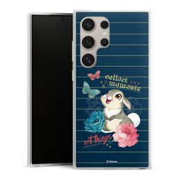 DeinDesign Galaxy S24 Ultra Handy Silikon Hülle Case transparent Handyhülle Bambi Thumper Disney Silikon Case