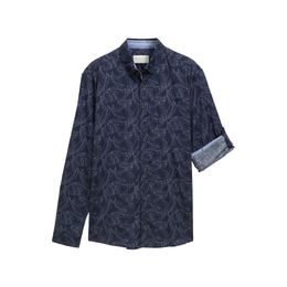Tom Tailor Button Up Shirt male Blue size S