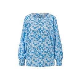 Tchibo - Bedruckte Bluse - Damen - Gr. 46 - blau/print