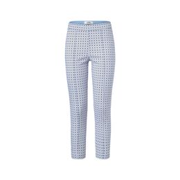 Tchibo - Bedruckte 7/8-Stretchhose - Damen - Gr. XXL - hellblau/print