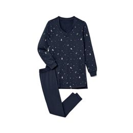 Tchibo - Leggings-Pyjama - Damen - Gr. L - dunkelblau