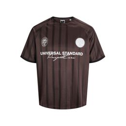 Jack & Jones JACK & JONES T-Shirt Herren Größe S dunkelbraun / schwarz / weiß