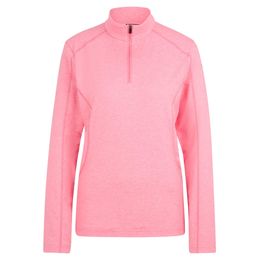 Sweatshirt Ziener "JENITA-Z midlayer lady", Damen, Gr. 36, strawberry sorbet, Obermaterial: 88% Polyester, 12% Elasthan, Sweatshirts Sweatshirt