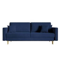 Selsey Einzelsofa mit Schlaffunktion Valico blau Ma&szlig;e (cm): B: 230 H: 90 Sofas > Sofas nach Material > Stoffsofas &raquo; Sofa DE