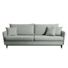 Selsey Einzelsofa mit Schlaffunktion Volio grau Maße (cm): B: 221 H: 90 Sofas > Sofas nach Material > Stoffsofas » Sofa DE