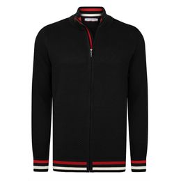 Felix Hardy Strickjacke Herren Gr&ouml;&szlig;e XL rot / schwarz / wei&szlig;