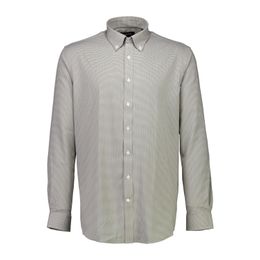 Businesshemd LINDBERGH "LINDBERGH Business-Casual-Hemd", Herren, Gr. L, Normalgrößen, sand, Obermaterial: 59% Polyester, 31% Viskose, 10% Elasthan, Hemden