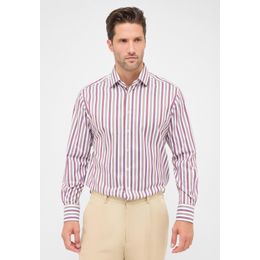 Langarmhemd Eterna "MODERN FIT", Herren, Gr. 46, Normalgr&ouml;&szlig;en, rot, Twill, 100% Baumwolle, tailliert, Manschette, Hemden, NON IRON (b&uuml;gelfrei)