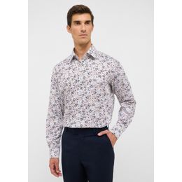 Langarmhemd Eterna "MODERN FIT", Herren, Gr. 40, Normalgr&ouml;&szlig;en, beige (taupe), Twill, 100% Baumwolle, tailliert, Manschette, Hemden, NON IRON (b&uuml;gelfrei)