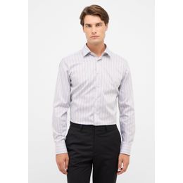 Langarmhemd Eterna "SLIM FIT", Herren, Gr. 42, Normalgr&ouml;&szlig;en, taupe, Twill, 100% Baumwolle, schmal, Manschette, Hemden, NON IRON (b&uuml;gelfrei)