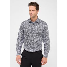 Langarmhemd Eterna "MODERN FIT", Herren, Gr. 46, Normalgr&ouml;&szlig;en, schwarz, Twill, 100% Baumwolle, tailliert, Manschette, Hemden, NON IRON (b&uuml;gelfrei)