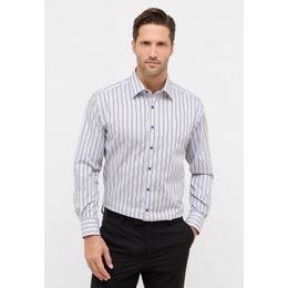 Langarmhemd Eterna "MODERN FIT", Herren, Gr. 42, Normalgr&ouml;&szlig;en, schwarz, Twill, 100% Baumwolle, tailliert, Manschette, Hemden, NON IRON (b&uuml;gelfrei)
