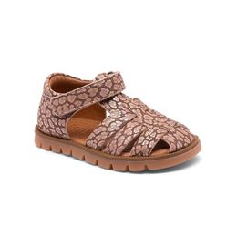 bisgaard Leder-Halbsandalen in Braun/ Rosa - 58% | Größe 25 | Kindersandalen