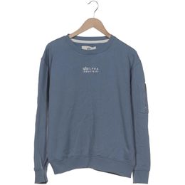 Alpha Industries Sweater Herren Größe L Second Hand blau
