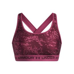 Under Armour Sport Bras ' Crossback Mid Print ' Damen Größe M rot