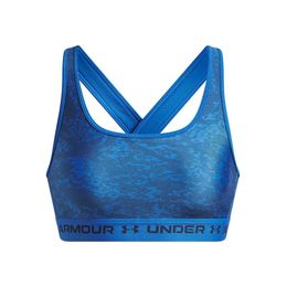 Under Armour Sports Bra ' Crossback Mid Print ' female Blue size XL
