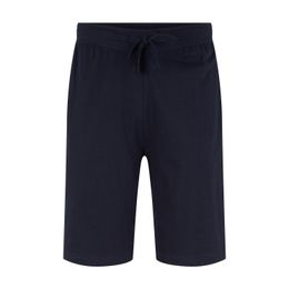 Tom Tailor Herren Pyjama-Shorts aus Jersey-Material, blau, Logo Print, Gr. 56/XXL