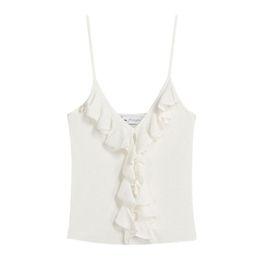 Bershka Top Damen Größe M ecru
