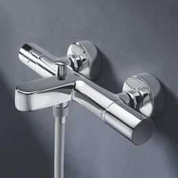 Grohe Precision Get Aufputz-Wannenarmatur mit Thermostat, 34774000,