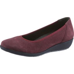 Damen Ballerina bordeaux Gr&ouml;&szlig;e 40