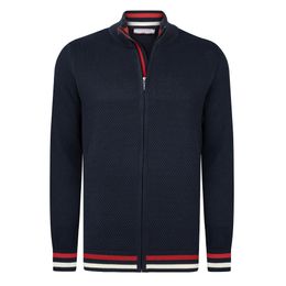 Felix Hardy Strickjacke Herren Gr&ouml;&szlig;e XXL navy / rot / wei&szlig;