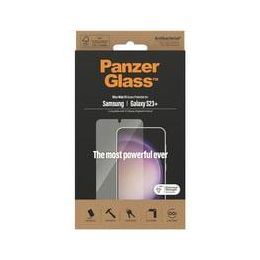 PanzerGlass Displayschutz Ultra-Wide Fit, Schutzfolie transparent, Samsung Galaxy S23+, EasyAligner