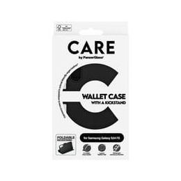 PanzerGlass Wallet Case mit Kickstand, Handyh&uuml;lle schwarz, Samsung Galaxy S24 FE 5G