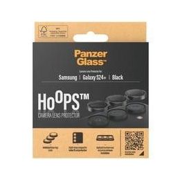 PanzerGlass Hoops Kameraschutz, Schutzfolie schwarz/transparent, Samsung Galaxy S24 Plus