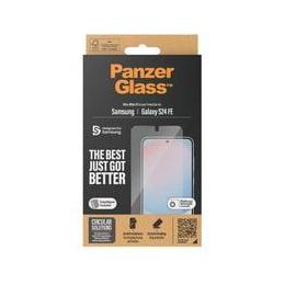 PanzerGlass Displayschutz Ultra-Wide Fit, Schutzfolie transparent, Samsung Galaxy S24 FE 5G, EasyAligner