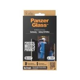 PanzerGlass Privacy Displayschutz, Schutzfolie transparent, Samsung Galaxy S24 Ultra, EasyAligner