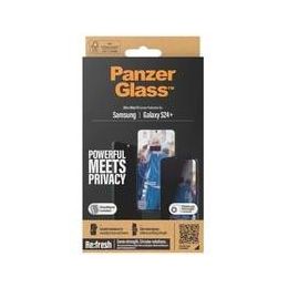 PanzerGlass Privacy Displayschutz, Schutzfolie transparent, Samsung Galaxy S24 Plus, EasyAligner