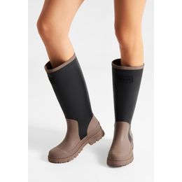 Woden Stiefel 'Le Waterproof' Damen Gr&ouml;&szlig;e 36 braun / anthrazit Winterschuhe