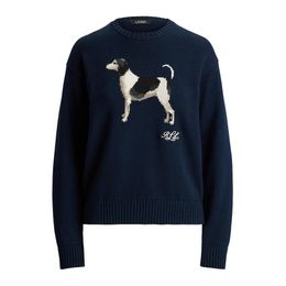 Lauren by Ralph Lauren Lauren Ralph Lauren Pullover 'RIEDNEE' Damen Gr&ouml;&szlig;e M navy / cappuccino / dunkelbraun
