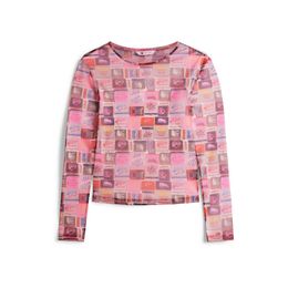 Tommy Jeans Shirt 'AOP' female Pink size XL