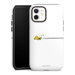 DeinDesign iPhone 12 mini Handy Panzer Handyh&uuml;lle robuste Outdoor H&uuml;lle Schutzh&uuml;lle gl&auml;nzend Peanuts Official Licensed Product Children Tough Case