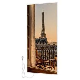 Bringer® Bild Infrarotheizung mit Rahmen - Paris, Frankreich - 800 / mit Smart Thermostat und App