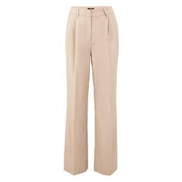 Zero Pleat-Front Pants female Beige size 40