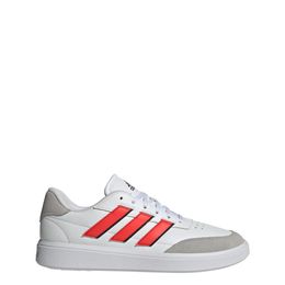 adidas Sportswear Sneaker 'Courtblock' Herren Gr&ouml;&szlig;e 40.5/41 grau / rot / schwarz / wei&szlig;