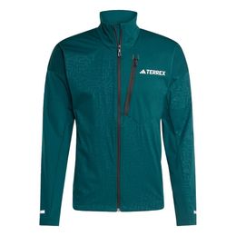 adidas terrex Sportjacke 'Xperior' Herren Gr&ouml;&szlig;e XXL gr&uuml;n / dunkelgr&uuml;n