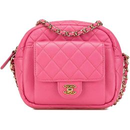Chanel Hobo Bags - Quilted Caviar CC Day Camera Bag - Gr. unisize - in Gold - f&uuml;r Damen