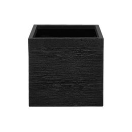 Beliani Outdoor Blumentopf PAROS in Schwarz - (W) 40 x (H) 38 x (L) 40 cm | Gr.: onesize